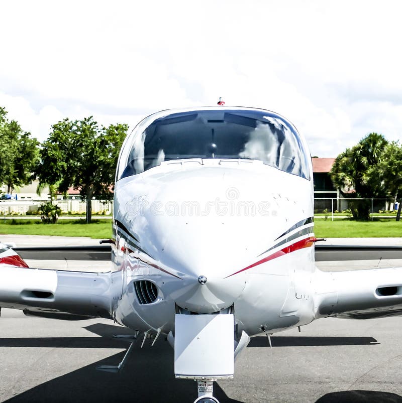 Airplane from the front stock photo. Image of plane - 170770520