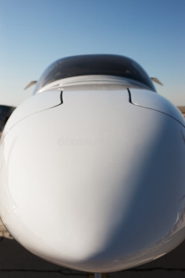 Airplane front part stock image. Image of glass, side - 11053023