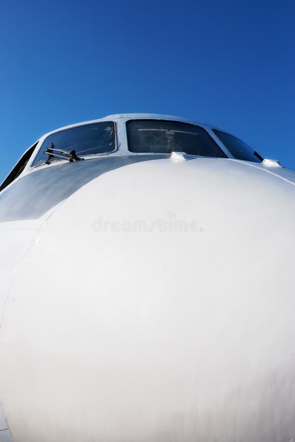 Airplane Side Window from Outside Stock Image - Image of white, blade ...