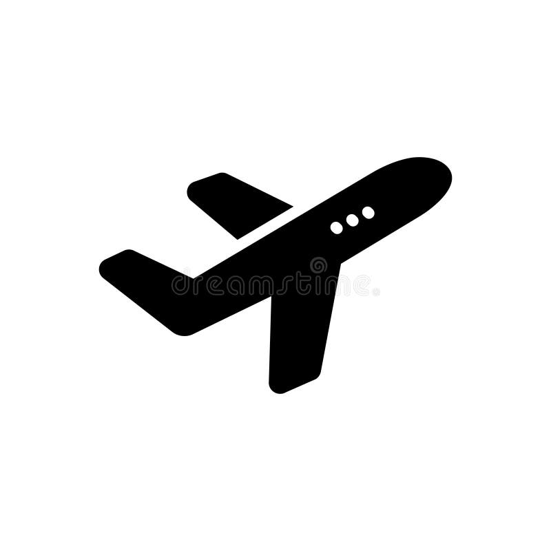 Airplane Icon Solid Stock Illustrations – 2,204 Airplane Icon Solid ...