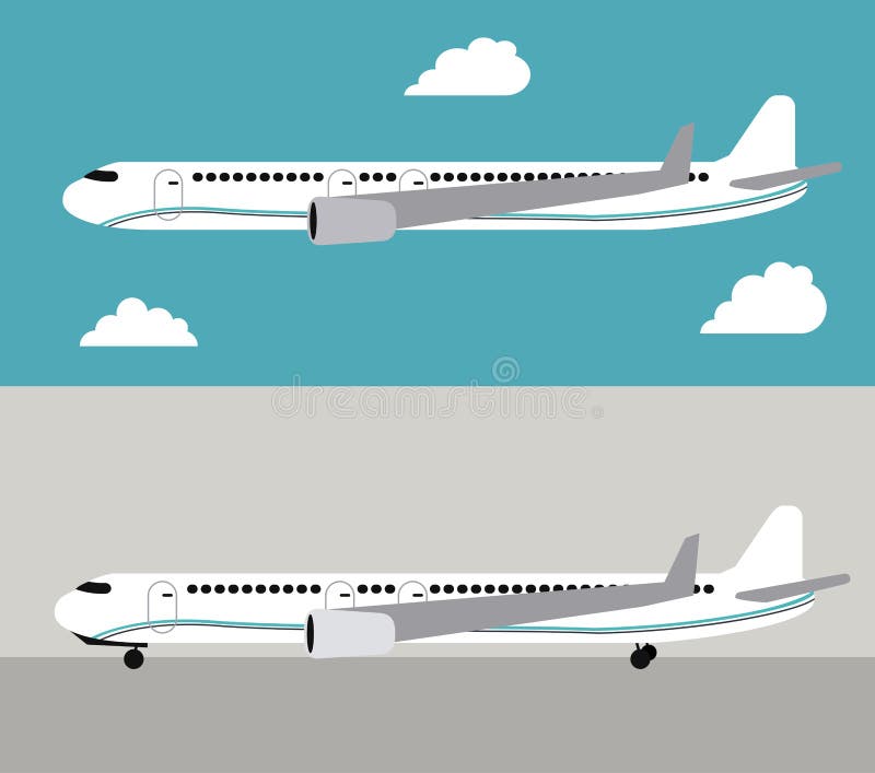 Airplane icon design stock vector. Illustration of commerce - 68272506