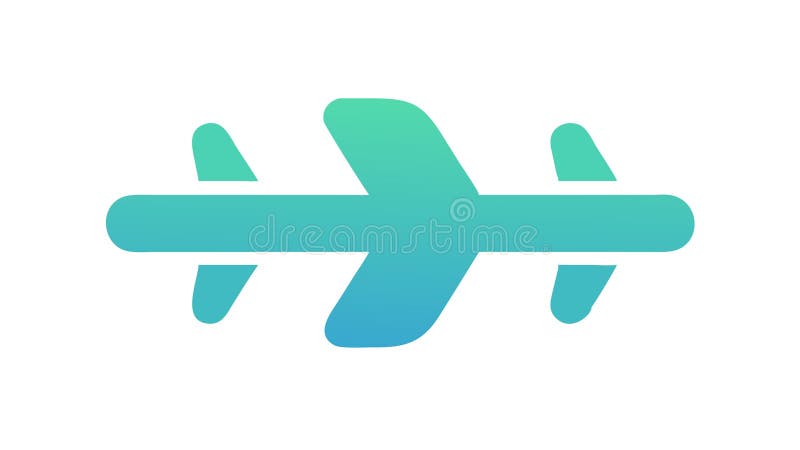 Airplane Icon, Representing Travel and Aviation, Vector Design ...