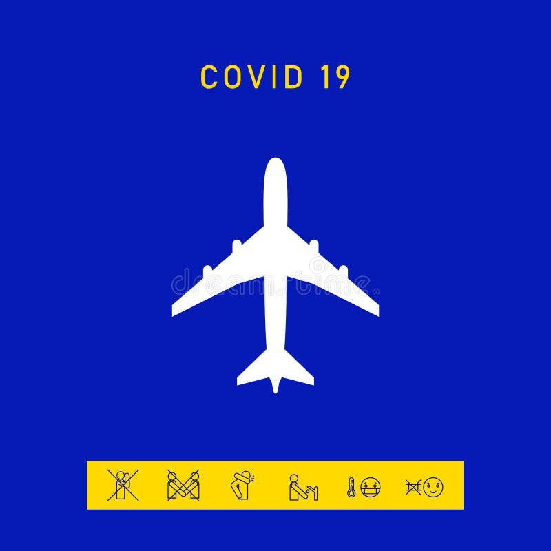 Airplane Icon Symbol. Graphic Elements for Your Design Stock ...