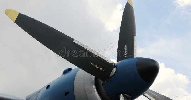 Airplane Ignition and Propeller. Jet Engine. Detail of Jet Engine ...