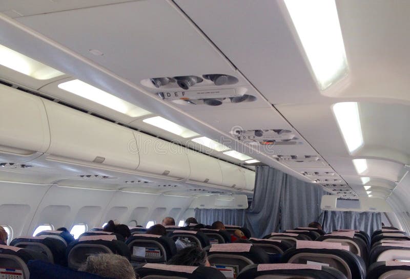 Airplane inside view editorial photo. Image of plane - 70986666