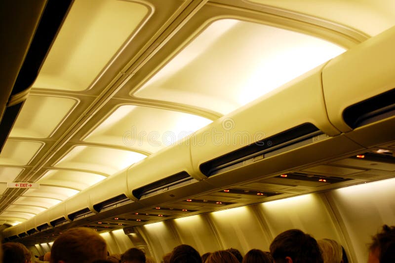 Airplane interior stock image. Image of board, vehicle - 11149677