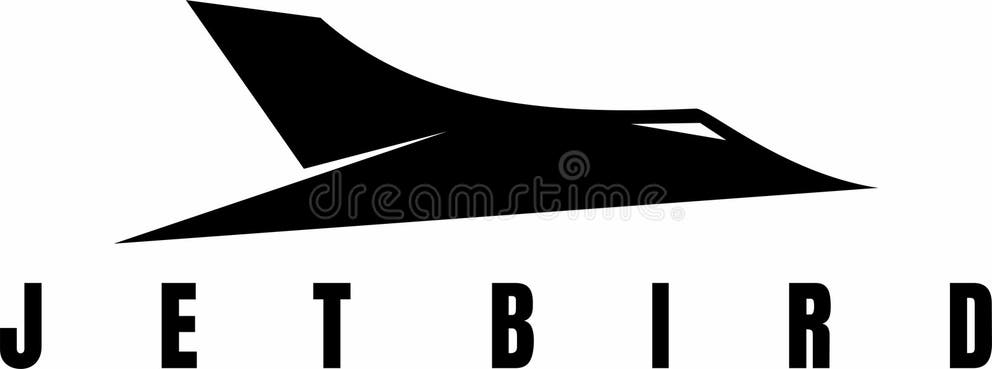 Airplane Jet Bird Logo Design Vector Stock Vector - Illustration of ...