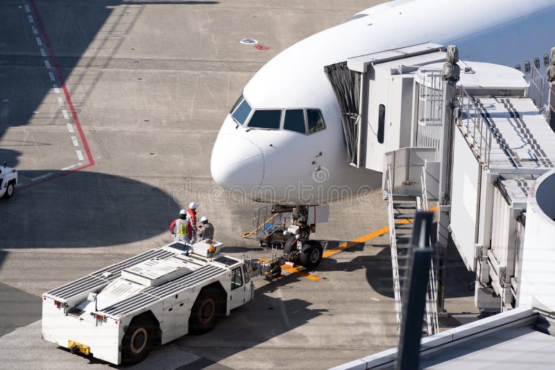 Airplane Bridge Connectors at London Gatwick`s North Terminal ...