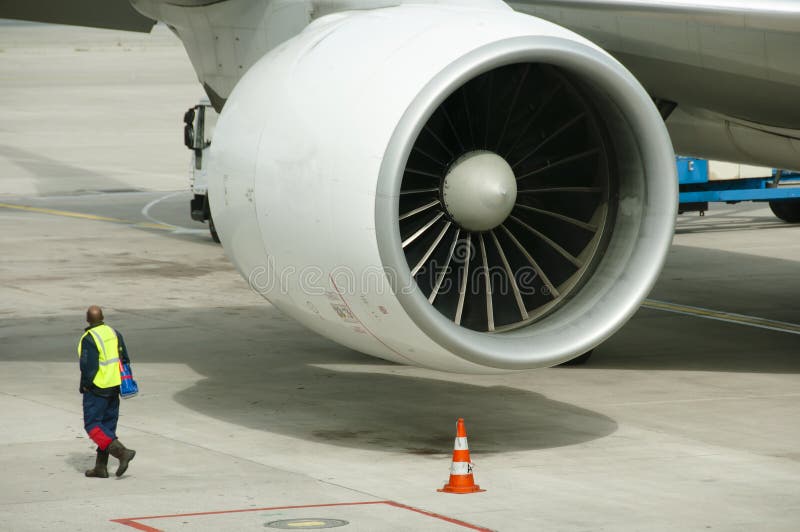 Airplane Jet Engine editorial image. Image of transport - 93315405