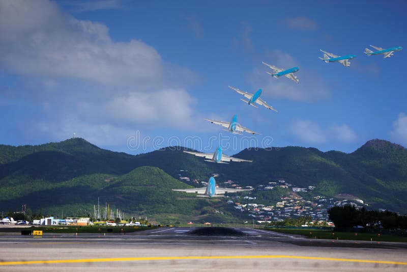 Airplane editorial photography. Image of moon, flying - 88942322