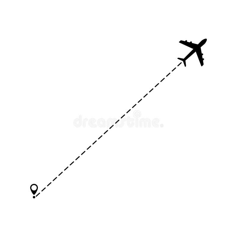 Airplane Icon Logo. Plane Symbol Vector Illustration Isolated Stock ...