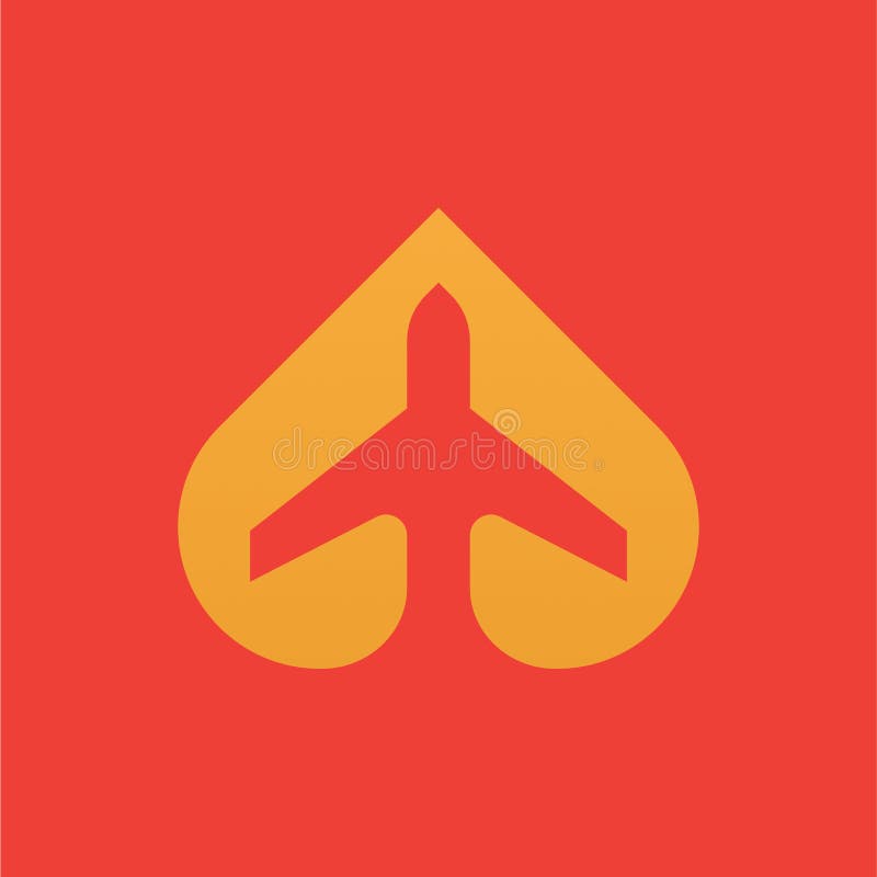Airplane Logo Design. Simple Airplane Logo Stock Vector - Illustration ...