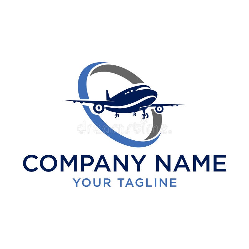 Airplane Logo Vector Design Template Basic RGB Stock Illustration ...