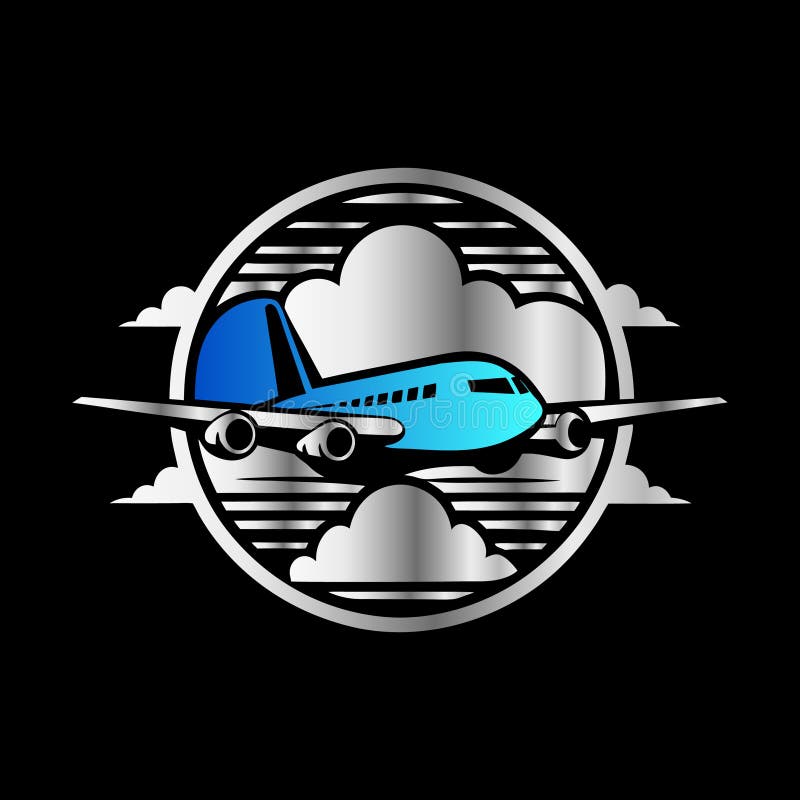 Airplane Logo Vector Design Stock Illustrations – 40,015 Airplane Logo ...