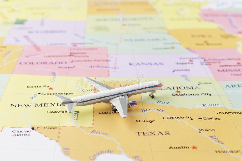Airplane on map stock image. Image of macro, international - 83124725