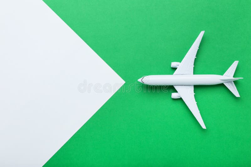 Airplane Model with Laptop Computer Stock Photo - Image of airplane ...