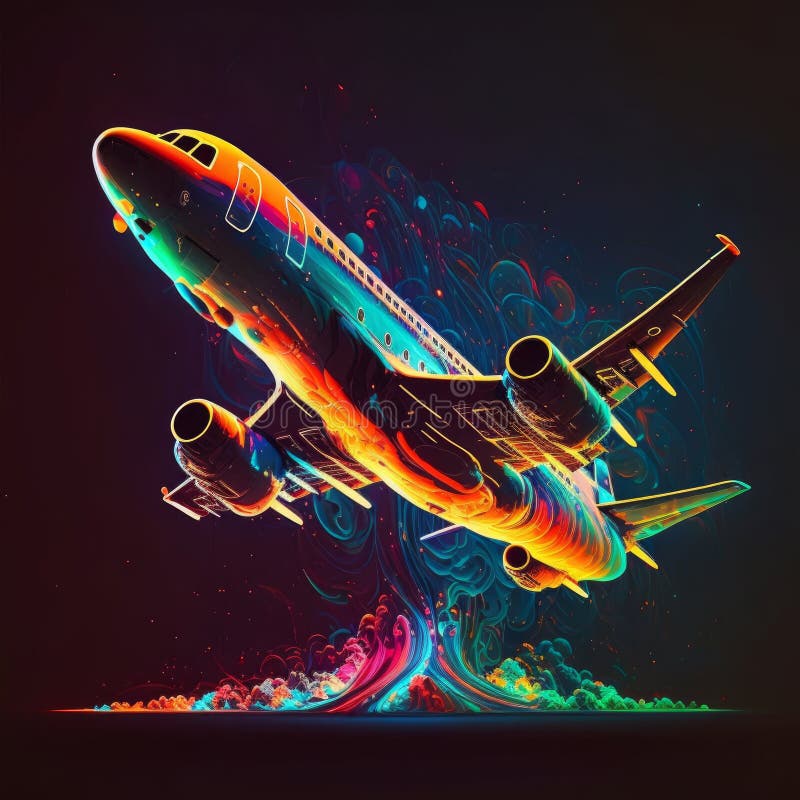 Neon Graphic Vector of Bull Market Illustration Generative AI Stock ...