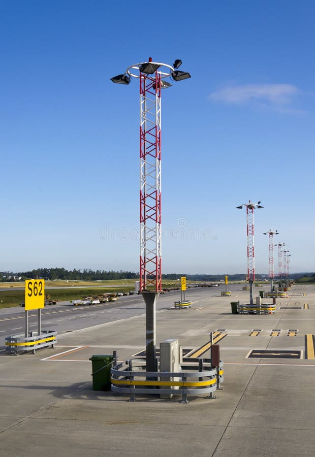 Airplane Parking Stands stock image. Image of parking - 29104487