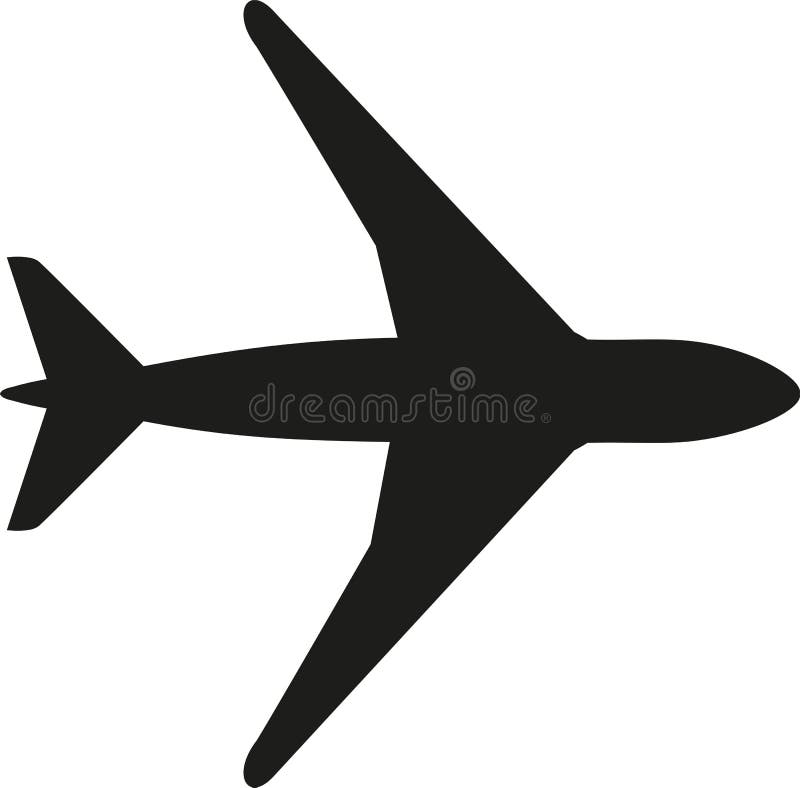 Airplane Pictogram Vector Vector Stock Vector - Illustration of logo ...