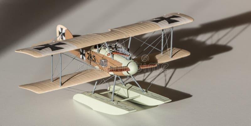 Airplane Plastic Model Assembled Stock Photo - Image of europe, built ...