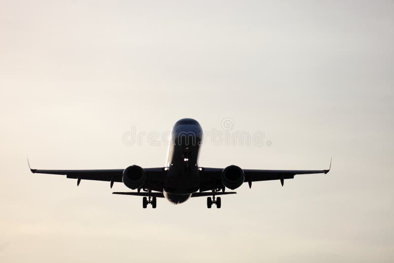 Airplane stock photo. Image of cloud, transportation - 47760088