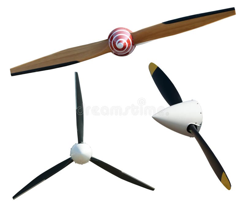 Airplane Propeller Flight Aviation Engine Isolated Stock Photo - Image ...