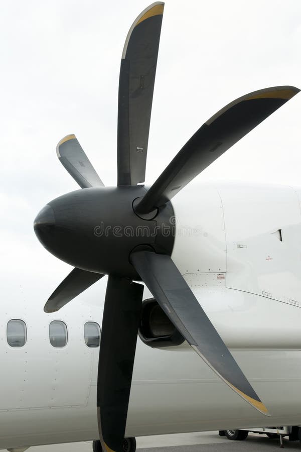 Airplane Propeller stock image. Image of technology, yellow - 93315169