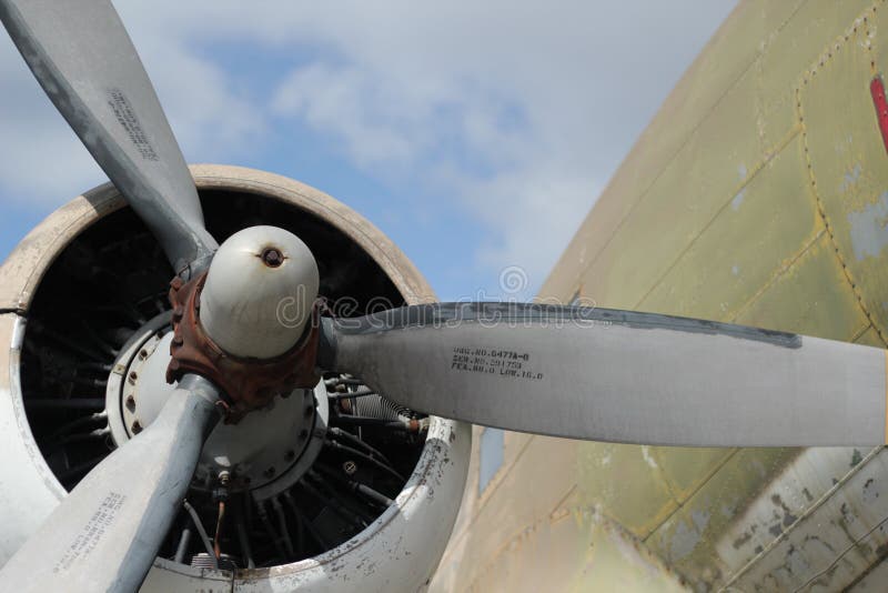 Airplane propeller stock image. Image of airport, propeller - 93433619