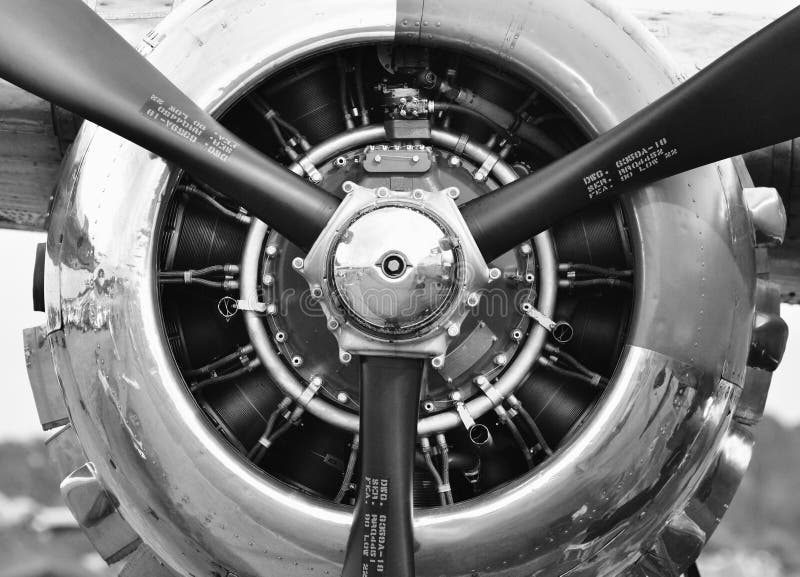 Airplane Propeller Flight Aviation Engine Isolated Stock Photo - Image ...