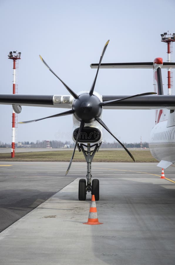 Airplane propeller engine stock image. Image of clear - 53461339