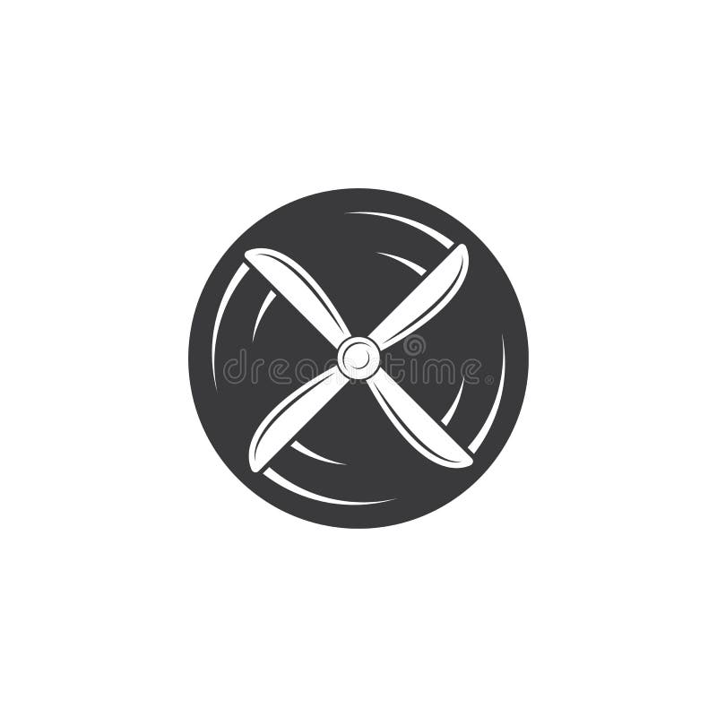 Airplane Propeller Vector Illustration Design Stock Vector ...