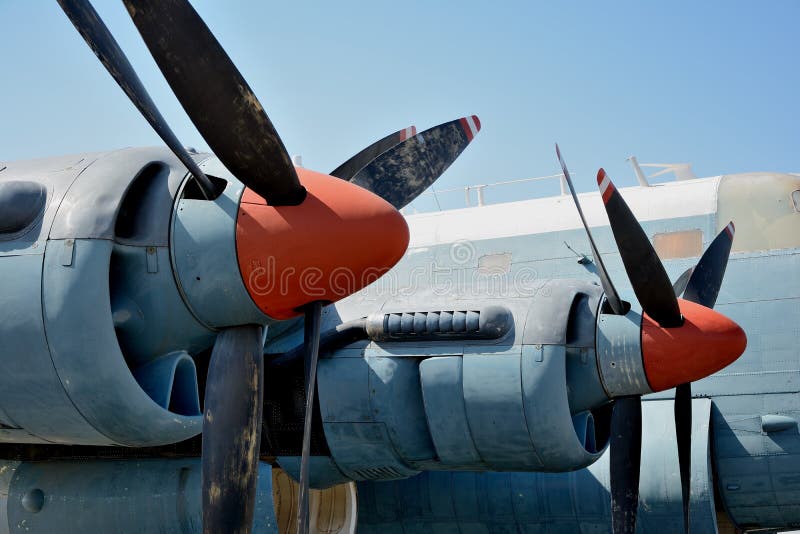 Airplane props stock photo. Image of double, airborne - 34209732