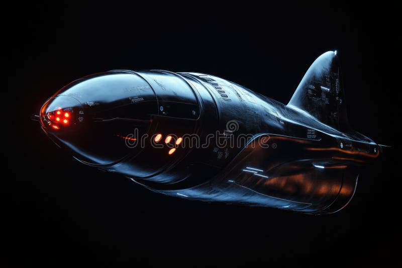 Airplane with Red Navigation Lights Flying at Night Stock Photo - Image ...