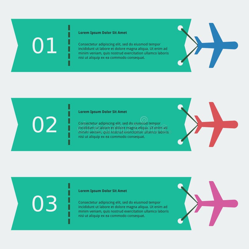 Airplane with ribbon stock vector. Illustration of message - 4403033