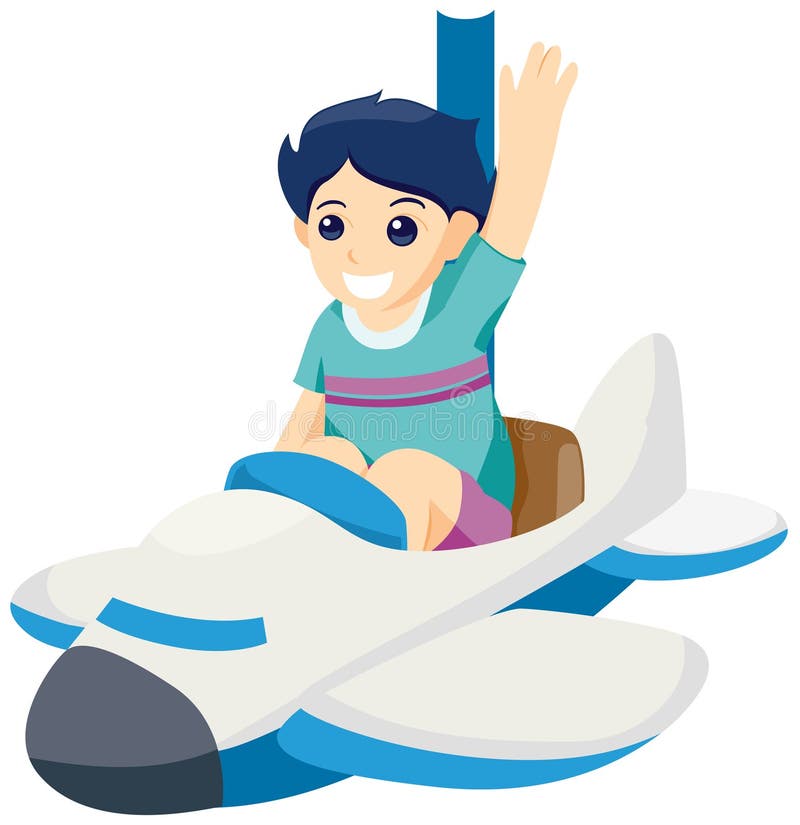 Pilot kid stock illustration. Illustration of cheerful - 44929777