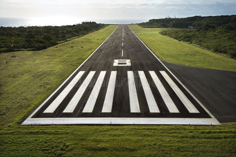 Airplane runway. stock image. Image of flightline, runway - 3468393