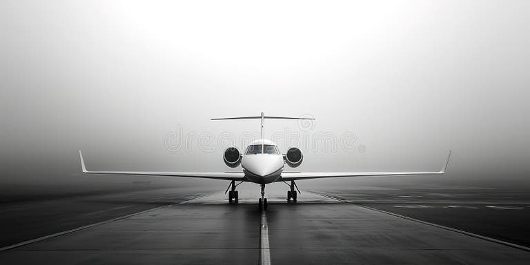 An airplane on the runway stock image. Image of galeo - 336434717