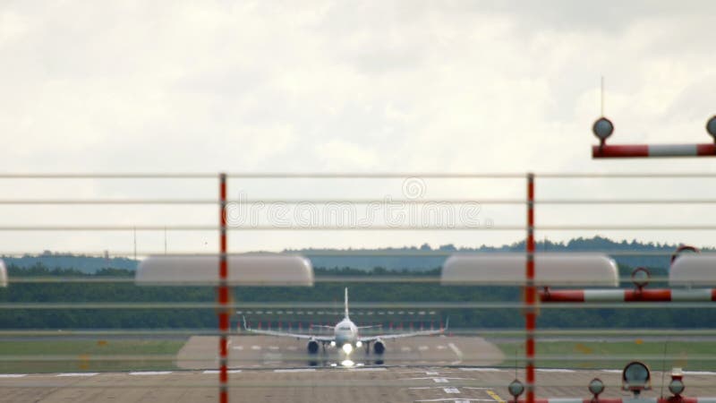 Airplane on the Runway, Front View Stock Footage - Video of front ... Airplane on the Runway, Front View Stock Footage - Video of front ...