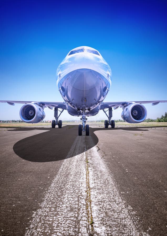 Airplane on a runway stock image. Image of vacation - 108883835
