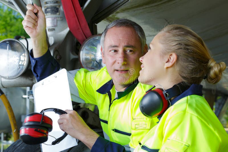 Airplane at service stock image. Image of commercial, aircraft - 3795129