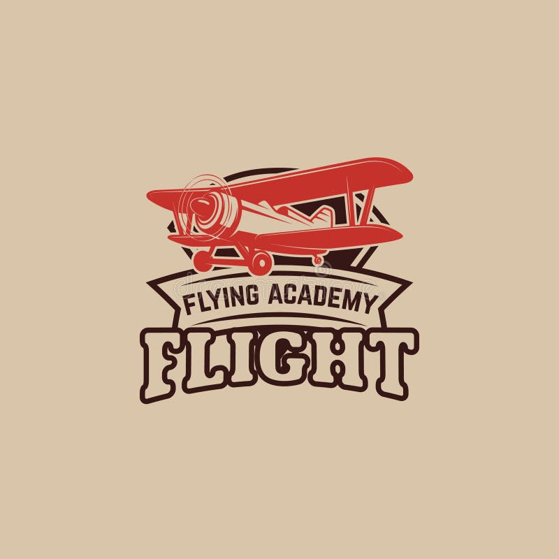 Airplane Show. Retro Airplane Propeller on Winged Emblem. Design ... Airplane Show. Retro Airplane Propeller on Winged Emblem. Design ...