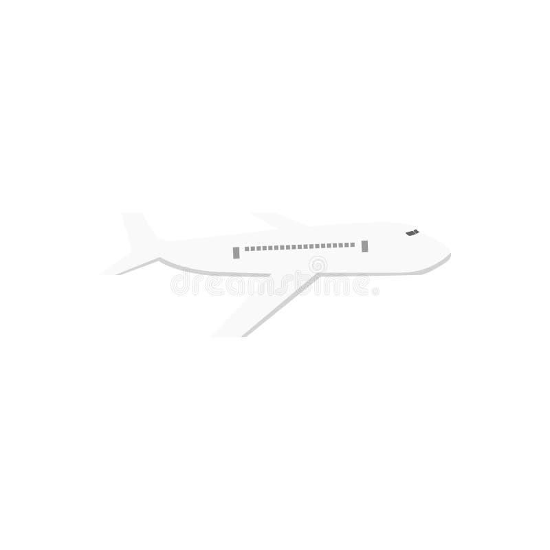 Airplane Side View stock vector. Illustration of abstract - 103753595