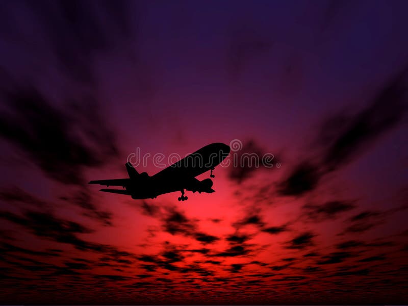 Airplane Silhouette - Free Photo from StockFreeImages
