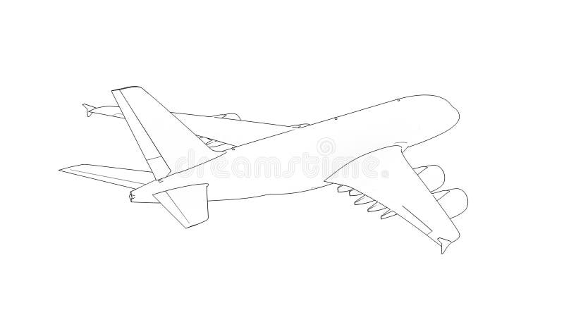 Airplane Multiple Angles Stock Illustrations – 253 Airplane Multiple ...