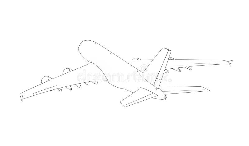 Airplane Multiple Angles Stock Illustrations – 253 Airplane Multiple ...