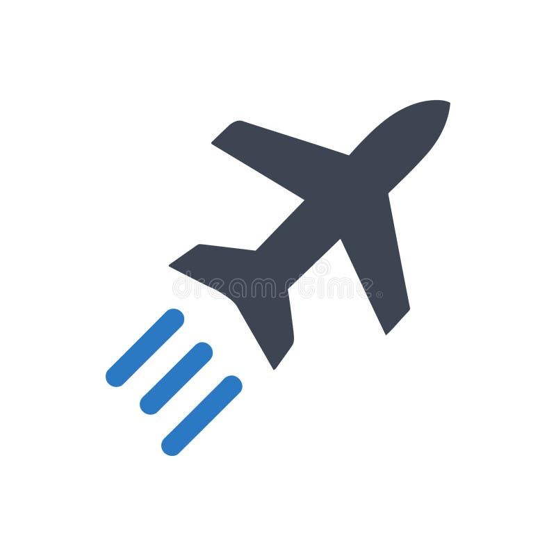 Airplane Speed Icon stock vector. Illustration of aviation - 361752480