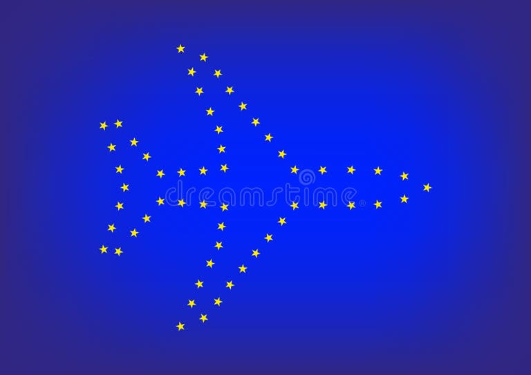 Airplane of Stars stock vector. Illustration of airplane - 20379777