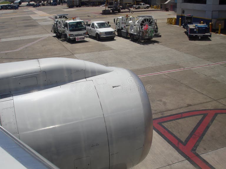 Airplane Support stock image. Image of wing, instructed - 904007