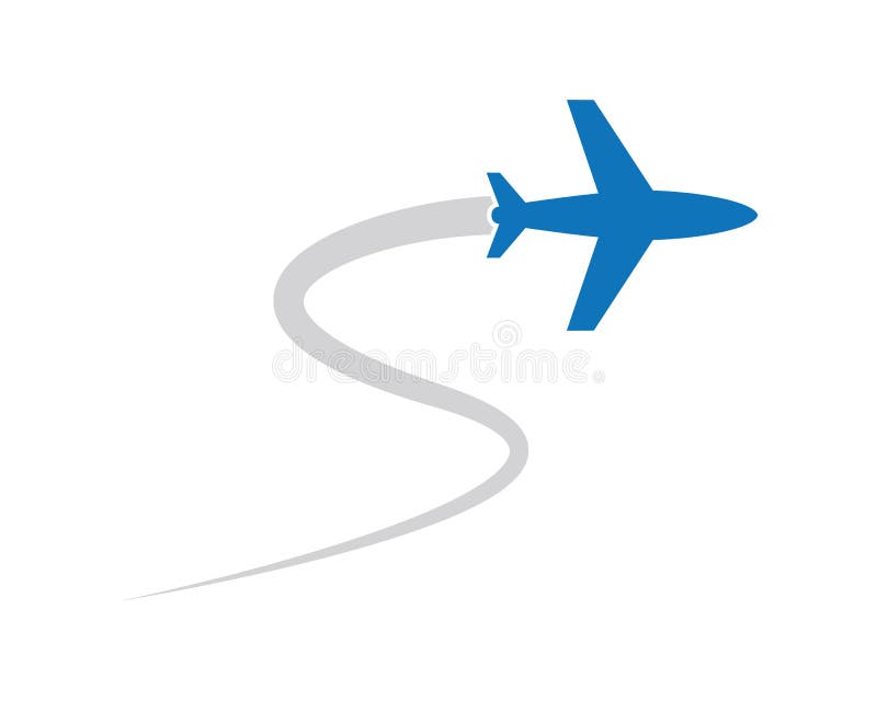 Airplane Symbol Vector Icon Stock Vector - Illustration of transport ...