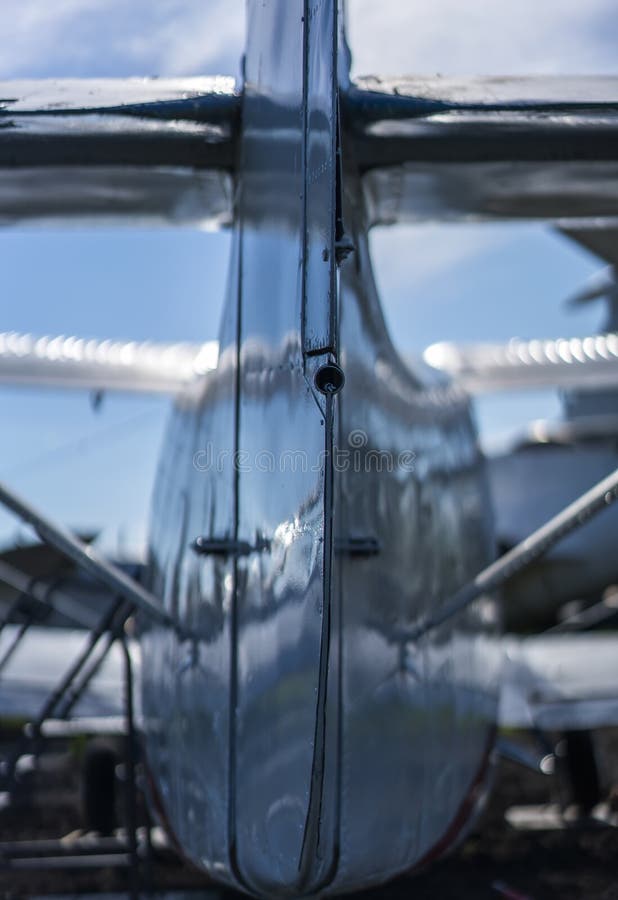 Airplane tail close-up stock photo. Image of transport - 93151724